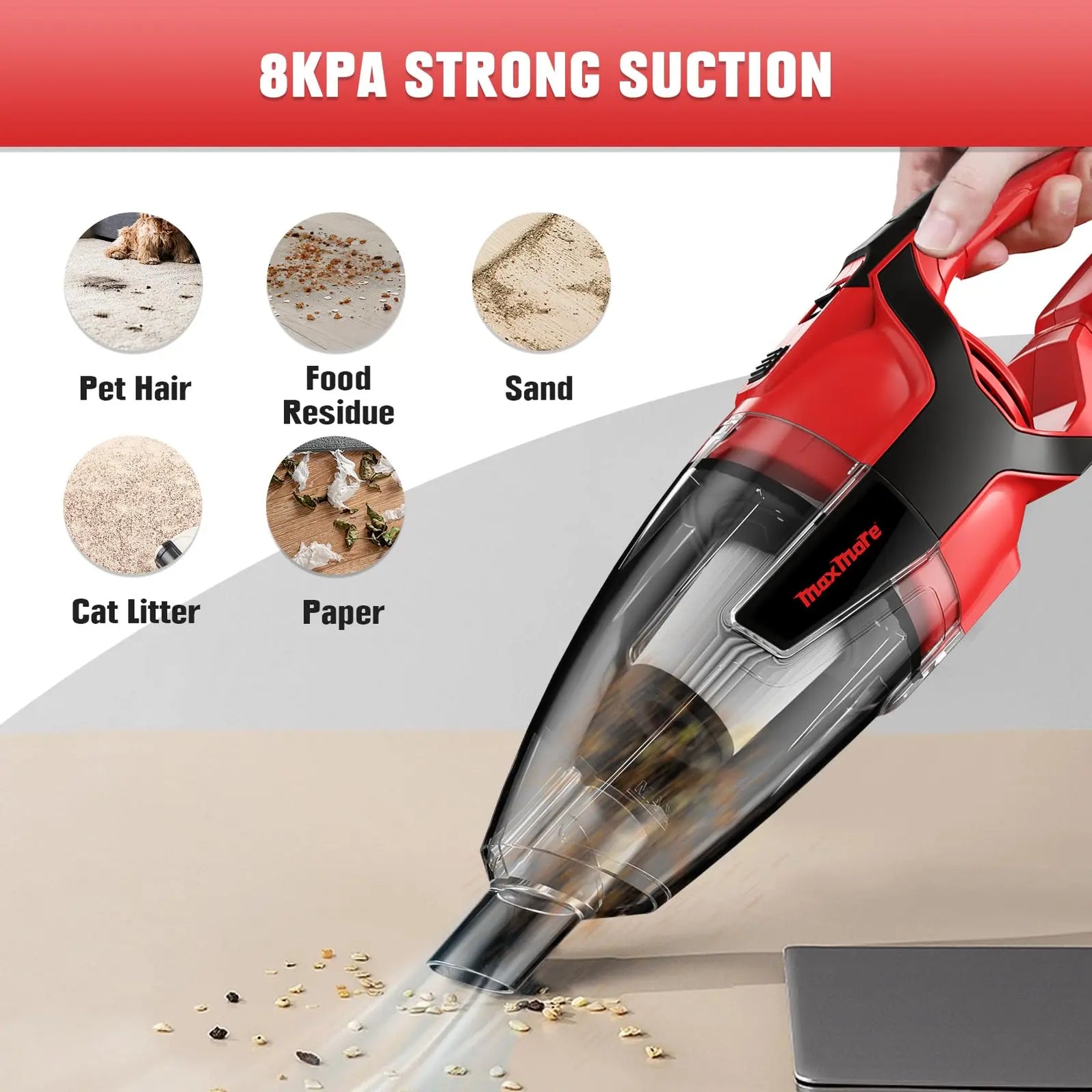 Handheld Vacuum Cleaner Compatible with Milwaukee 18V Battery — Mellif ...