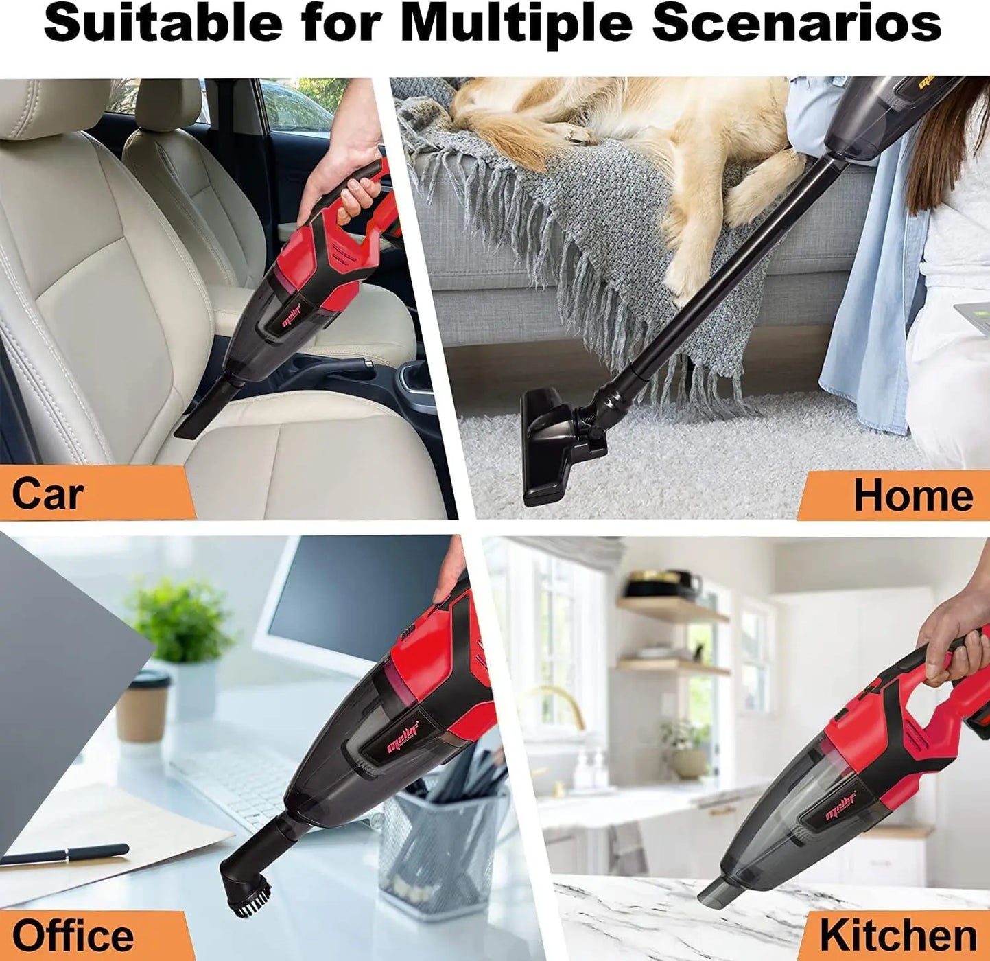 Handheld Vacuum Cleaner Compatible with Milwaukee 18V Battery — Mellif ...