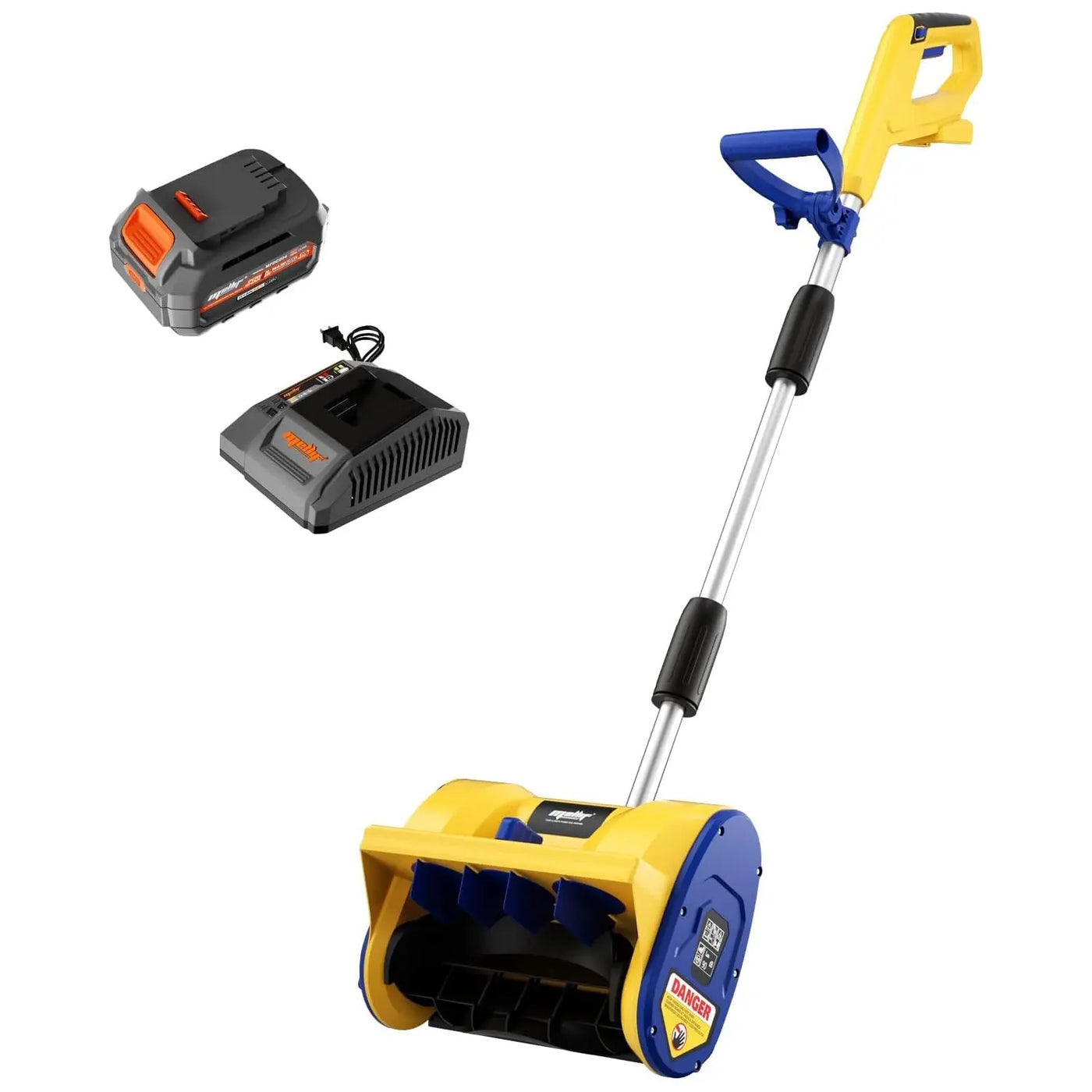 Mellif 20V 12-Inch Cordless Snow Shovel,Compatible With Dewalt Battery ...