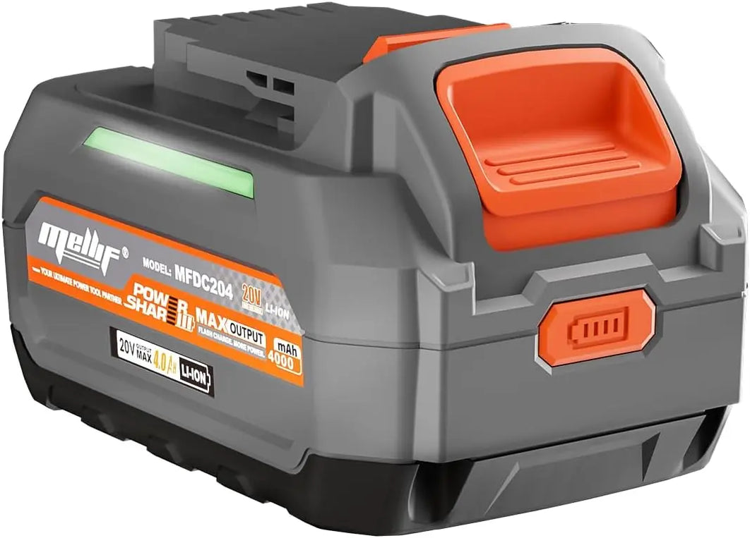 Mellif 20V 4.0 Ah Lithium Ion Battery and Charger Kit — Mellif Tools