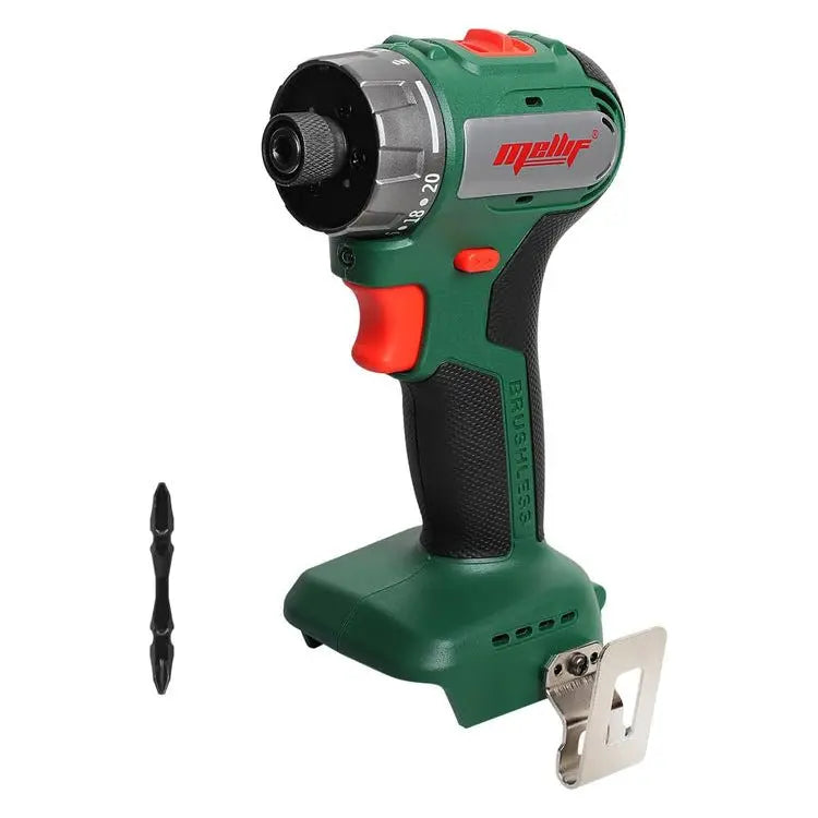 Mellif Cordless Screwdriver with 2-Speed Gearbox Brushless Drill ...