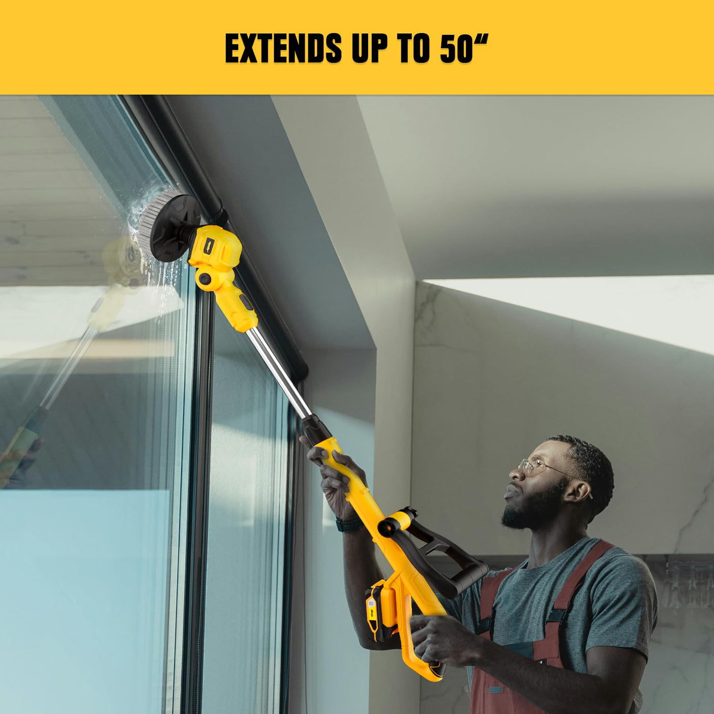 Mellif Cordless Spin Scrubber for Dewalt 20V MAX Battery(Battery Not I ...