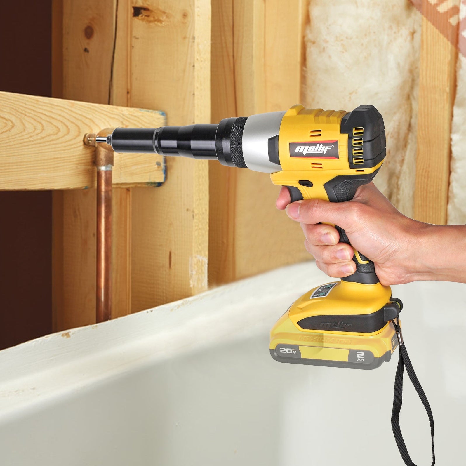 Mellif for Dewalt 20V Max Battery Rivet Gun Riverter Cordless tool 3/1 ...